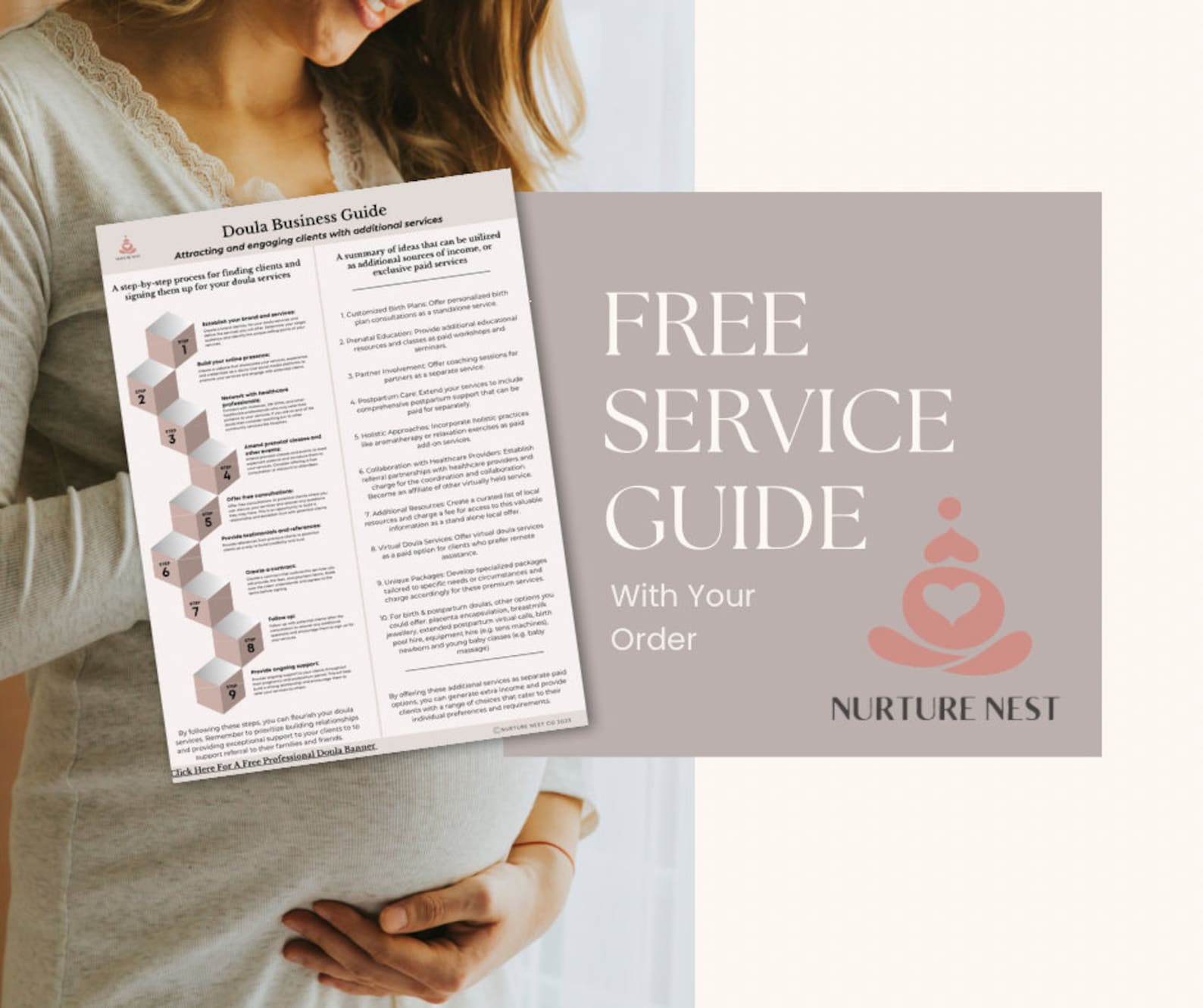 Doula Flyer, Doula Brochure, Doula Business Templates, Full Spectrum ...