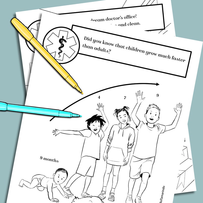 Doctor Coloring Pages Hospital Coloring Sheets for Kids Waiting Room ...