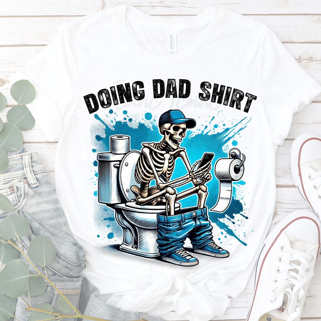 Funny Dad Skeleton PNG: Retro Father's Day Design (digital Download) - Etsy