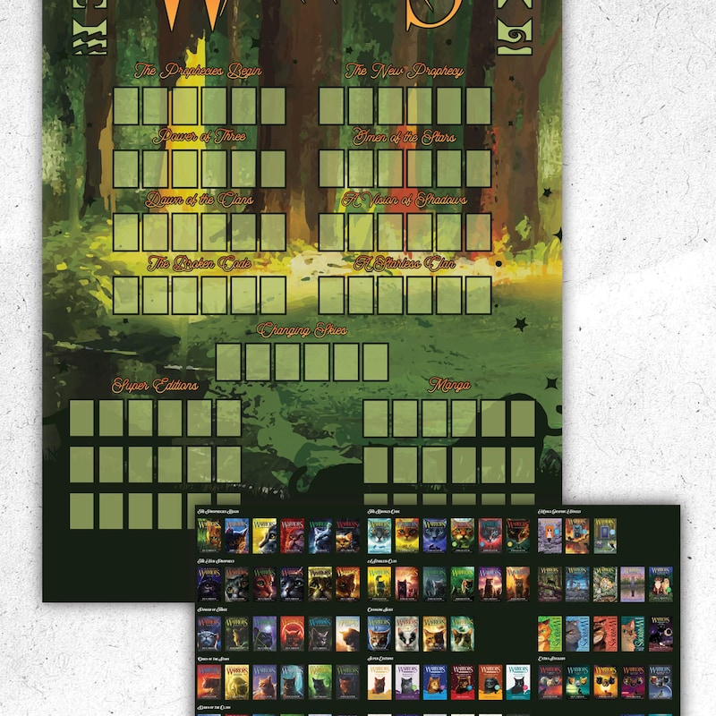 Book Tracker 24 Books - Etsy