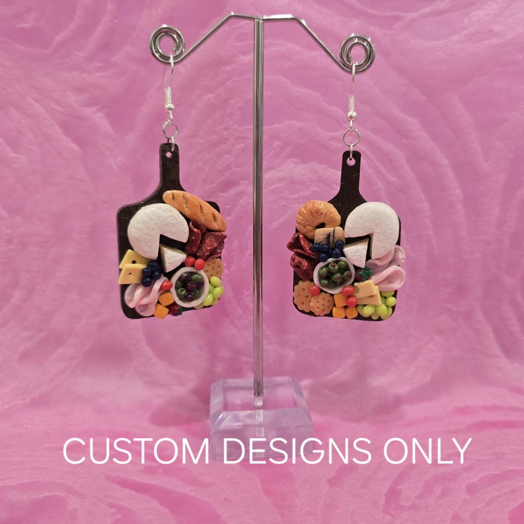 Large Chacuterie Boards Dangle Earrings - Etsy Australia