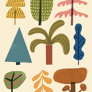 Trees Poster - Etsy