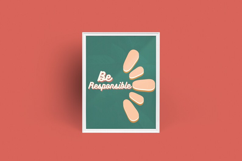 PBIS Classroom Poster - Retro Fonts and Colors - Elementary School ...