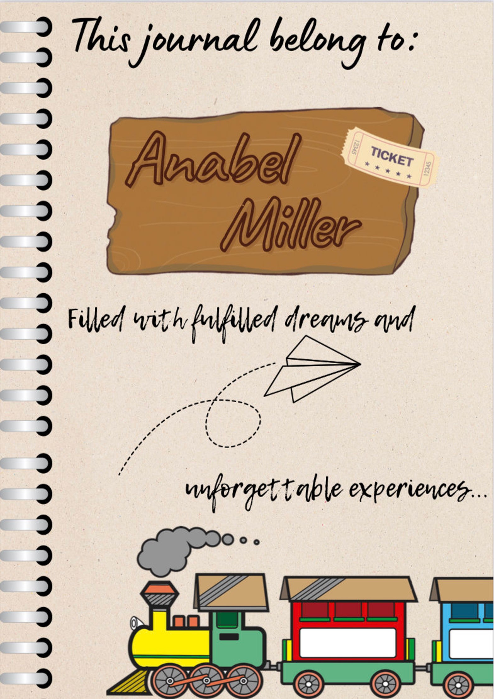 Digital Travel Journal - Etsy