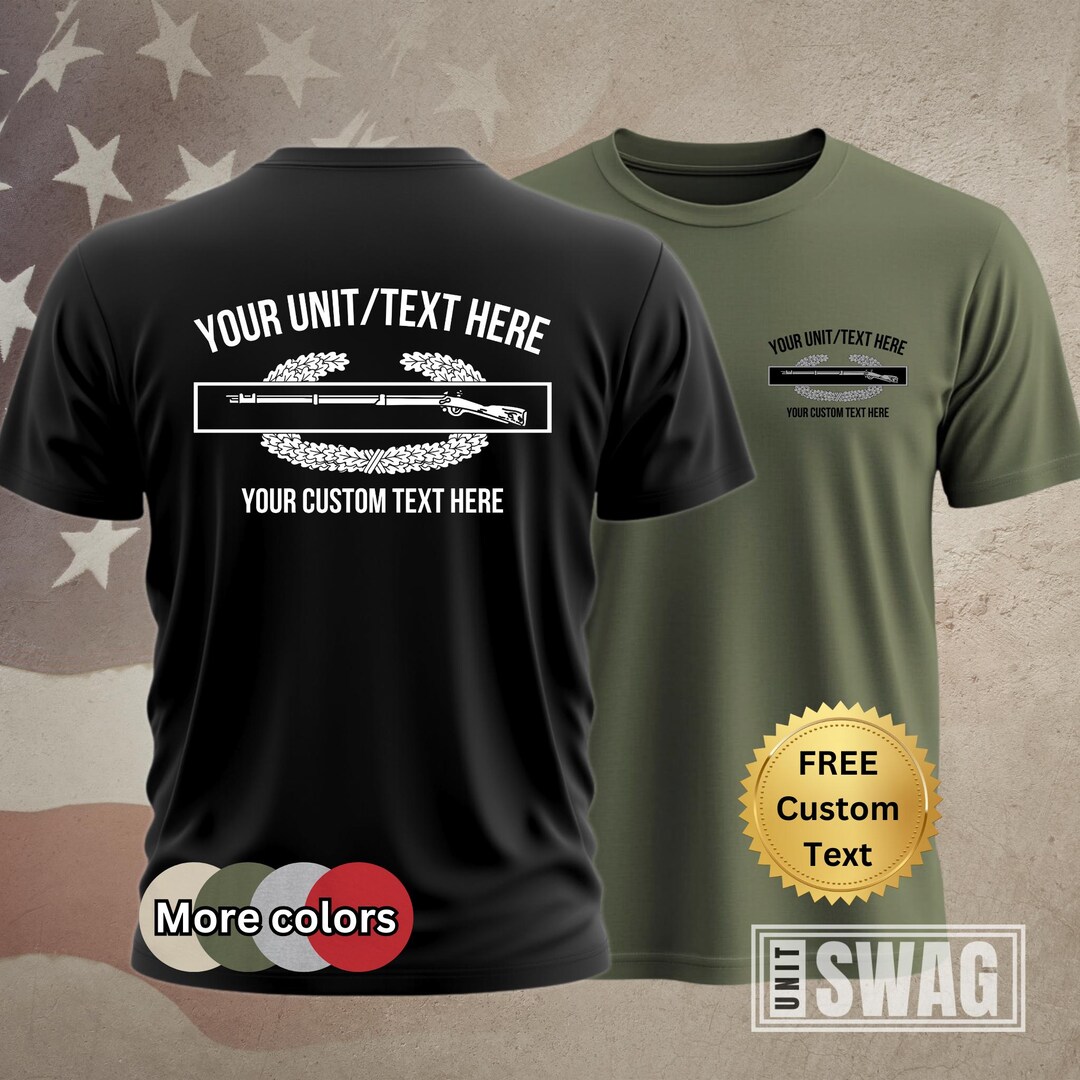 Combat Infantryman Badge, T-shirt, Infantry, Army, CIB, US Army ...