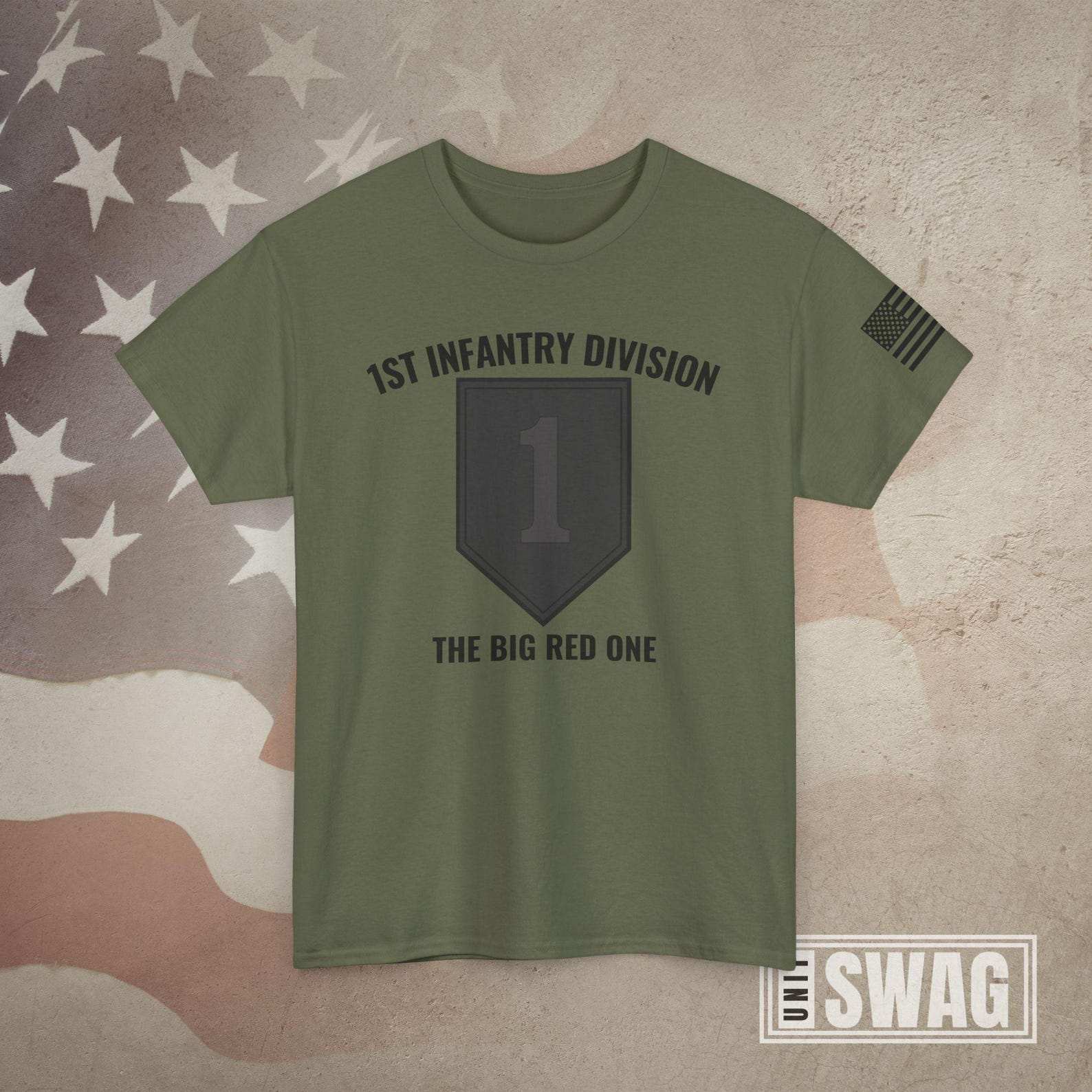 1st Infantry Division, T-shirt, 1ID, the Big Red One, BRO, Fort Riley ...