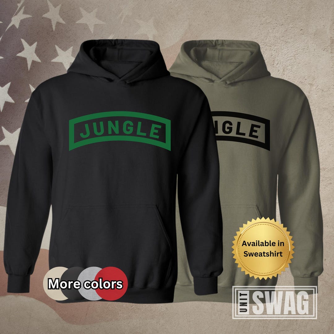 US Army Jungle Hoodie, Jungle Tab Hoodie, Jungle Instructor, US Army ...
