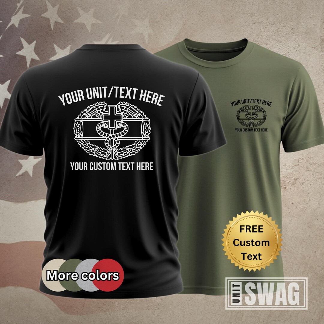 Combat Medic Badge, T-shirt, Medic, Army, 68W, 68 Whiskey, US Army ...