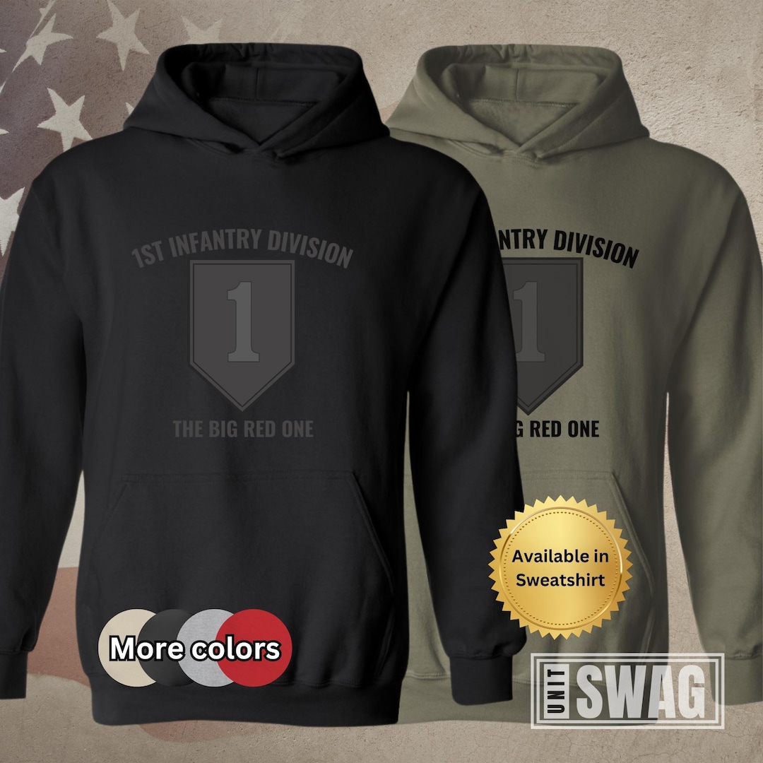1st Infantry Division, Hoodie, 1ID, the Big Red One, BRO, Fort Riley ...