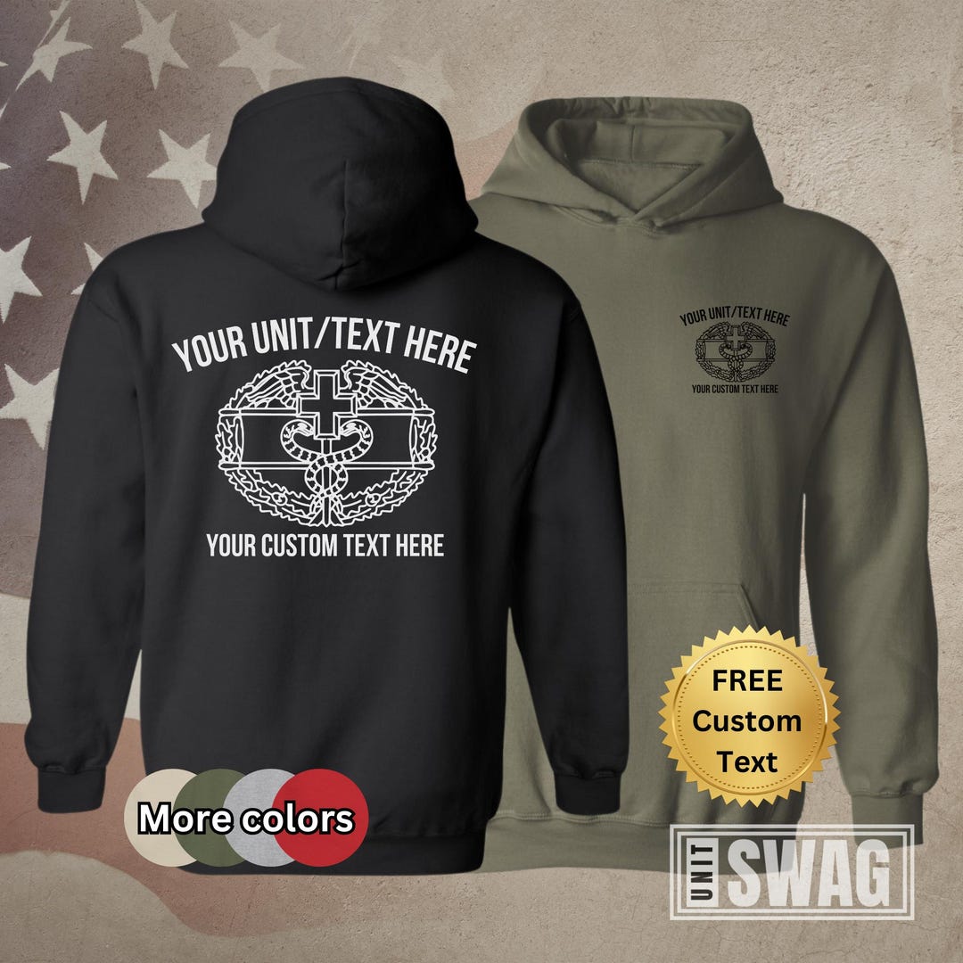 Combat Medic Badge, Hoodie, Medic, Army, 68W, 68 Whiskey, US Army ...