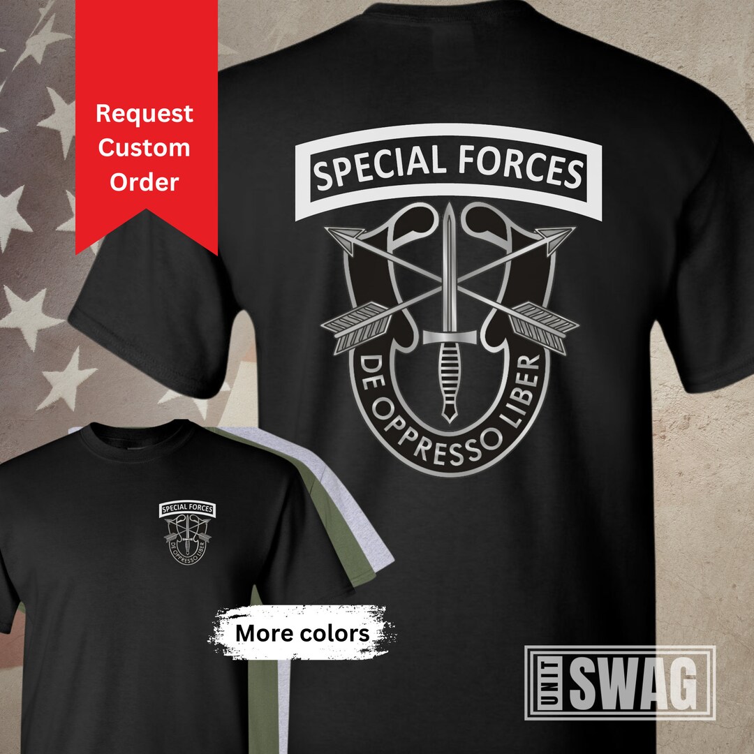 Special Forces T-shirt, Green Berets, US Army, Military, De Oppresso ...