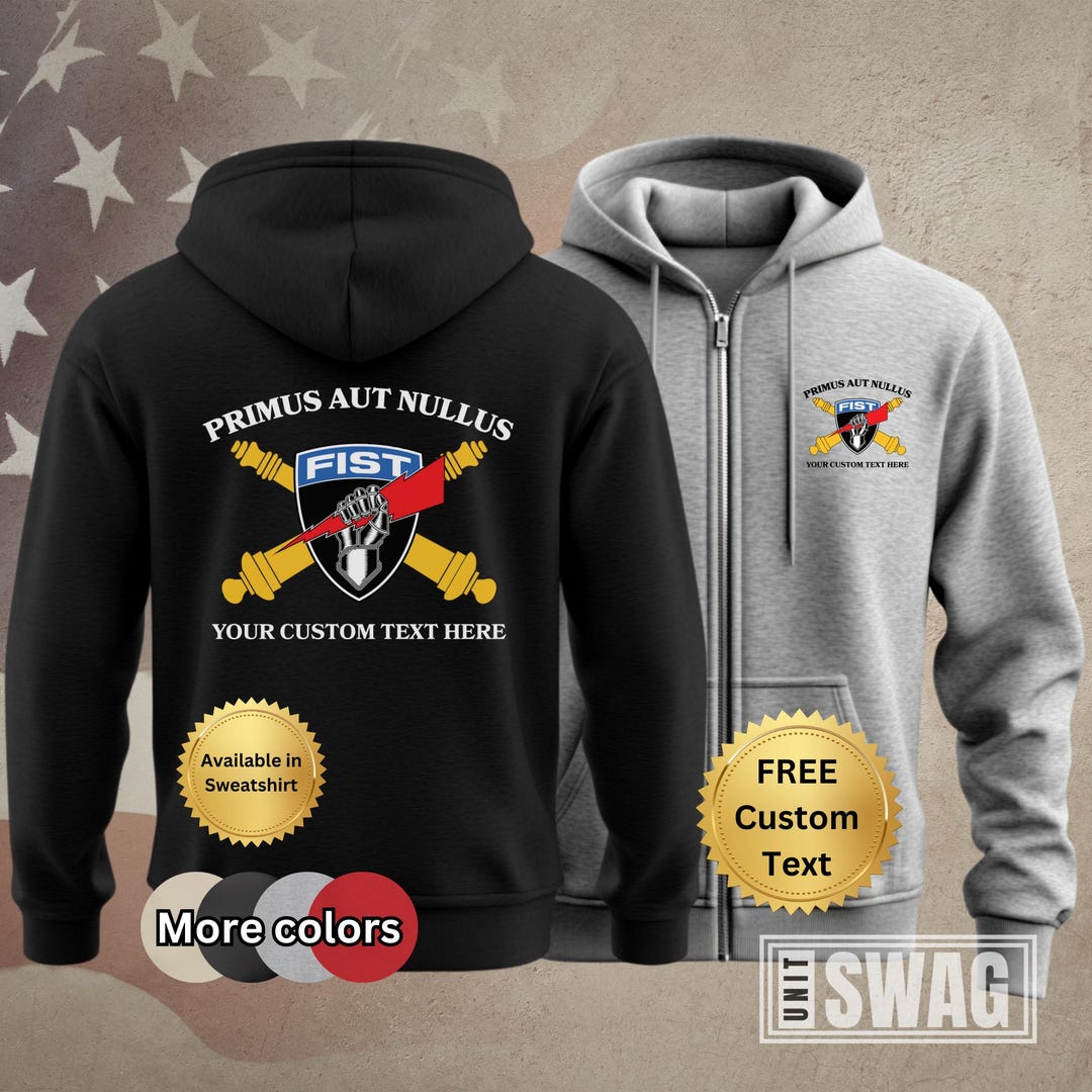 Fire Support Team, Full Zip, Hoodie, Custom, Fist, Fisters, 13F, Fire ...