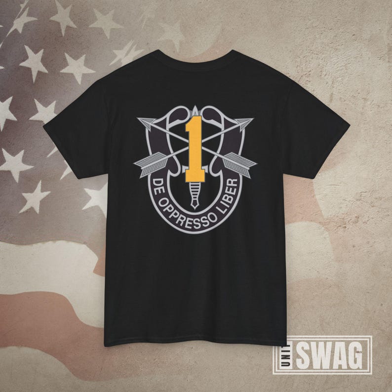 1st SFG (A), T-shirt, 1st Special Forces Group, Airborne, 1 SFG, De ...