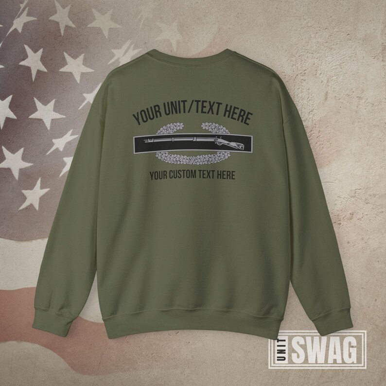 Infantryman Badge, Sweatshirt, Infantry, Army, CIB, US Army, Veteran ...