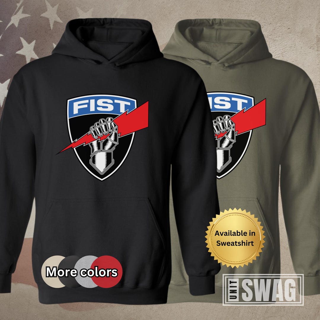 Fist, Hoodie, Fire Support Team, Fisters, 13F, Fire Support, Field ...