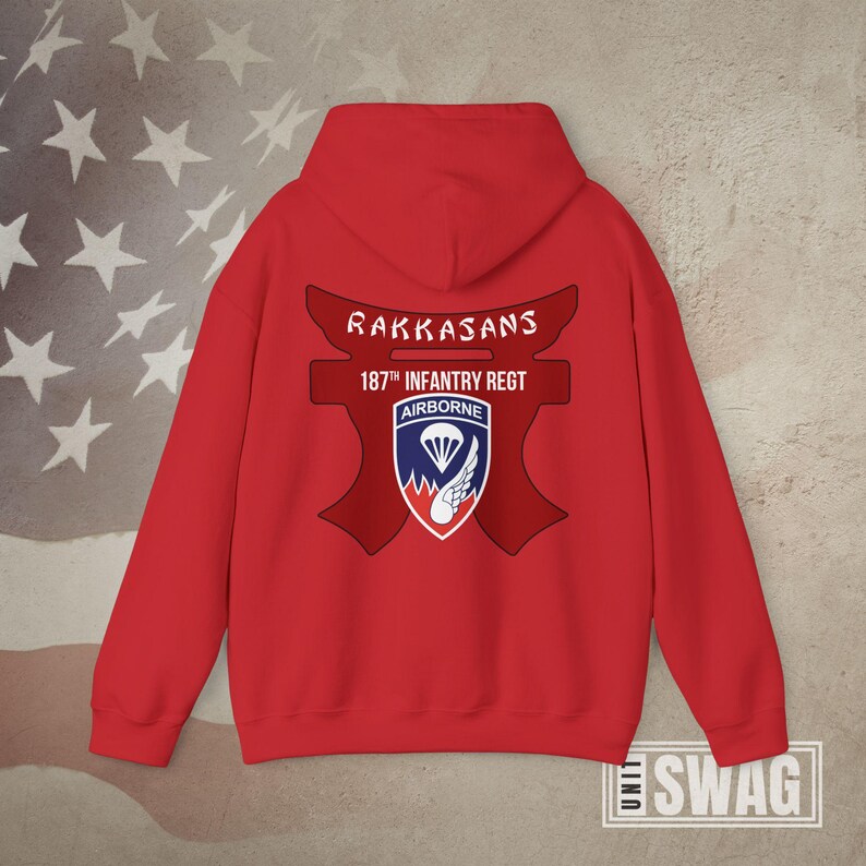 187th Infantry Regiment, Hoodie, Rakkasans, 187 Infantry, Airborne ...