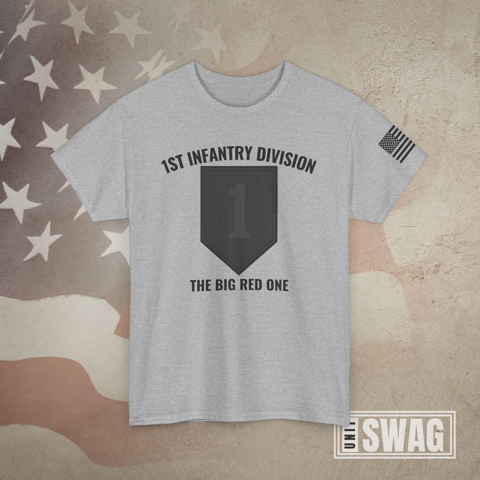 1st Infantry Division, T-shirt, 1ID, the Big Red One, BRO, Fort Riley ...