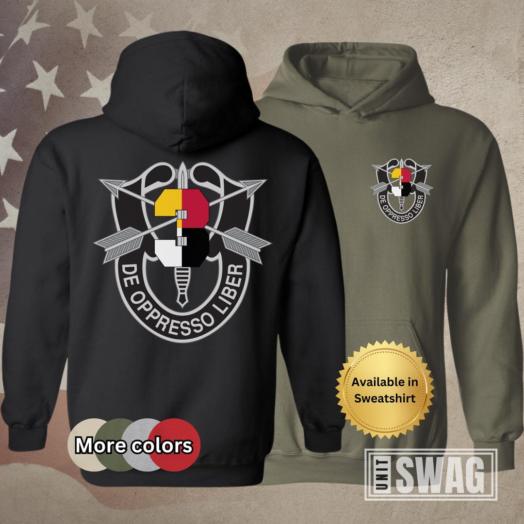 3rd SFG(A), Hoodie, 3rd Special Forces Group, Airborne, 3 SFG, De ...