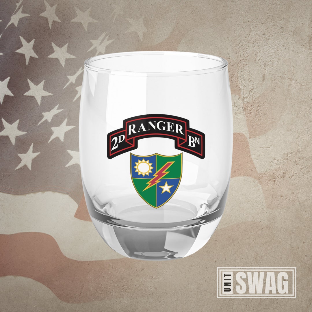 2/75 Ranger Battalion Scroll & DUI RLTW Sua Sponte Whiskey Glass - Etsy