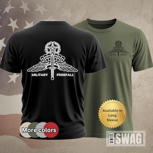 Military Freefall Tshirt - Etsy