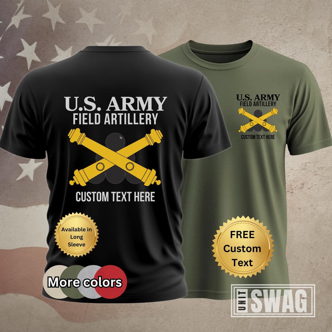 Field Artillery, T-shirt, Personalized, 13B, 13F, Fister, Fire Support ...