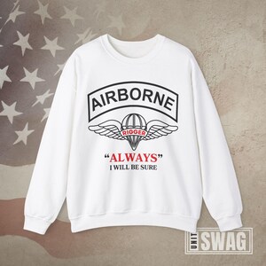 Parachute Rigger, Sweatshirt, US Army, Airborne, 92R, I Will Be Sure ...