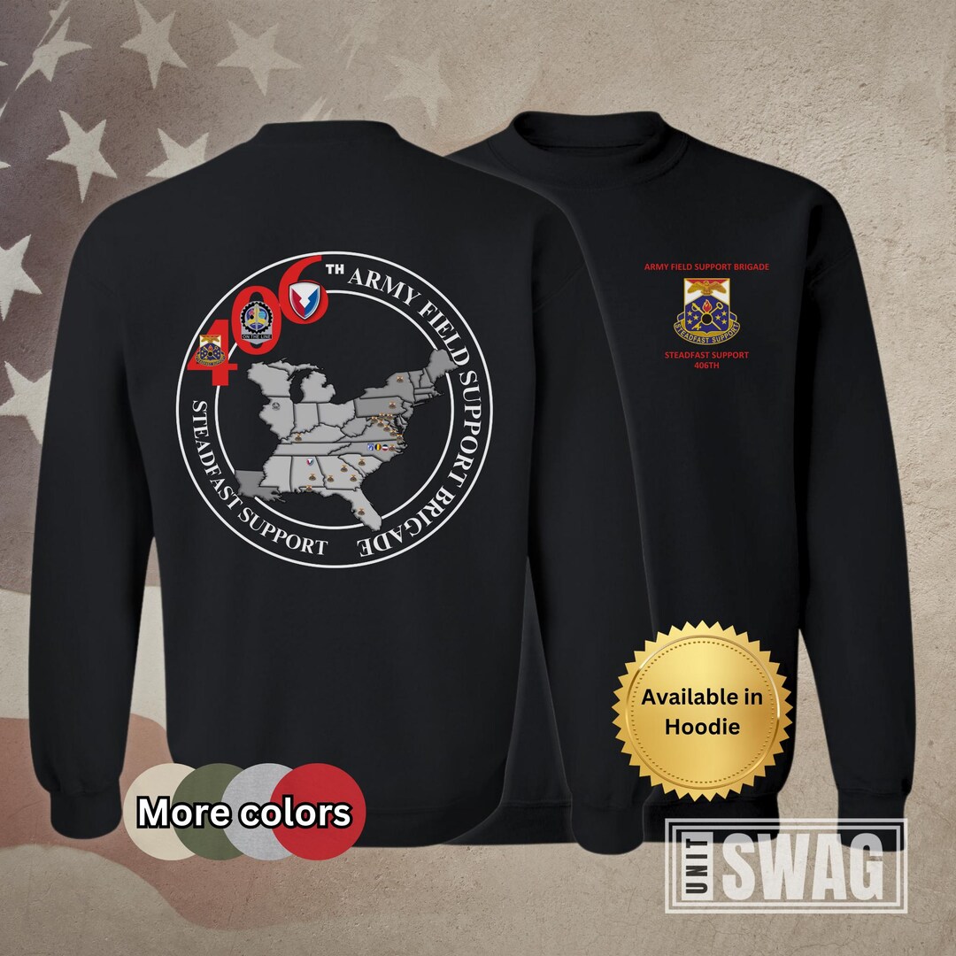 406th Army Field Support Brigade, Sweatshirt, 406 AFSB - Etsy