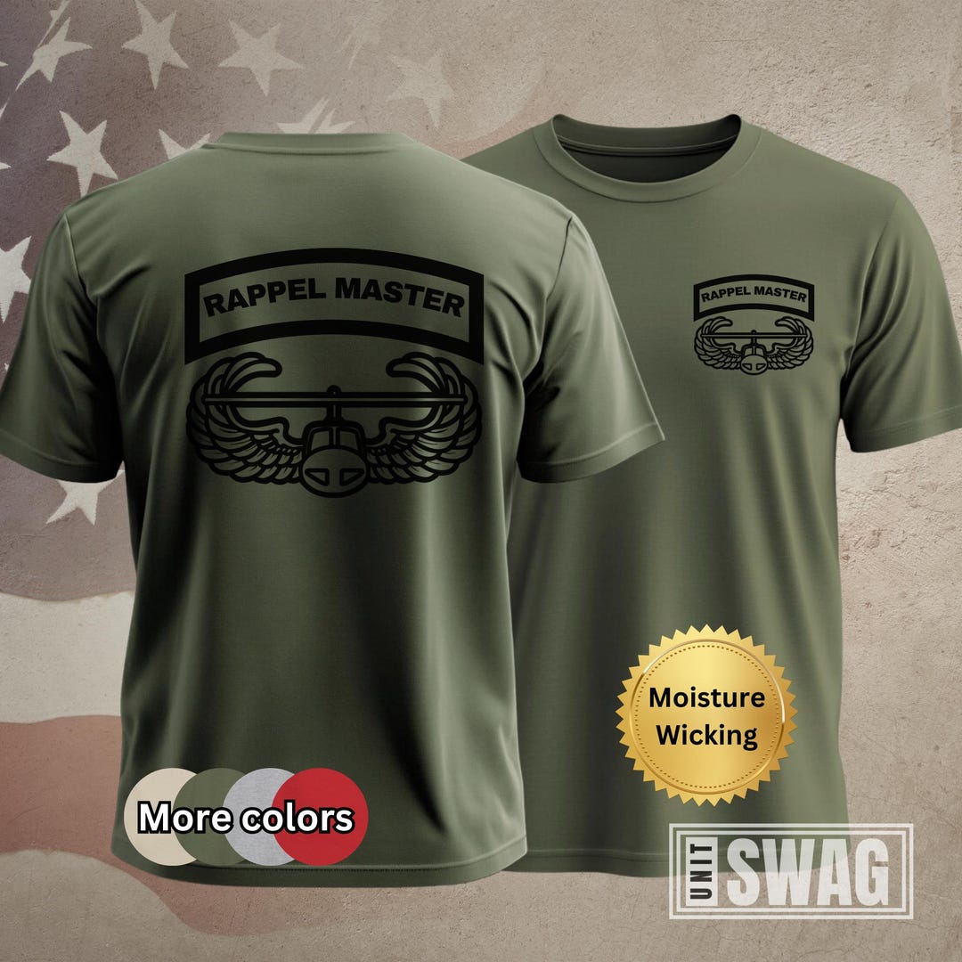 Rappel Master, T-shirt, Rappel Master School, Veteran Shirt, Veteran ...