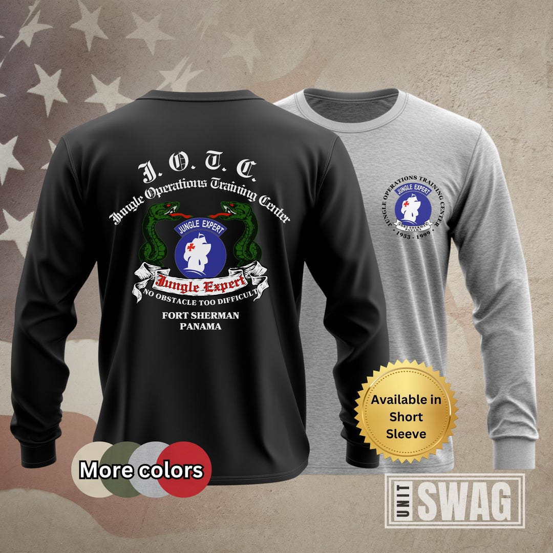 Jungle Operations, Long Sleeve, T-shirt, Jungle Expert, JOTC, No ...
