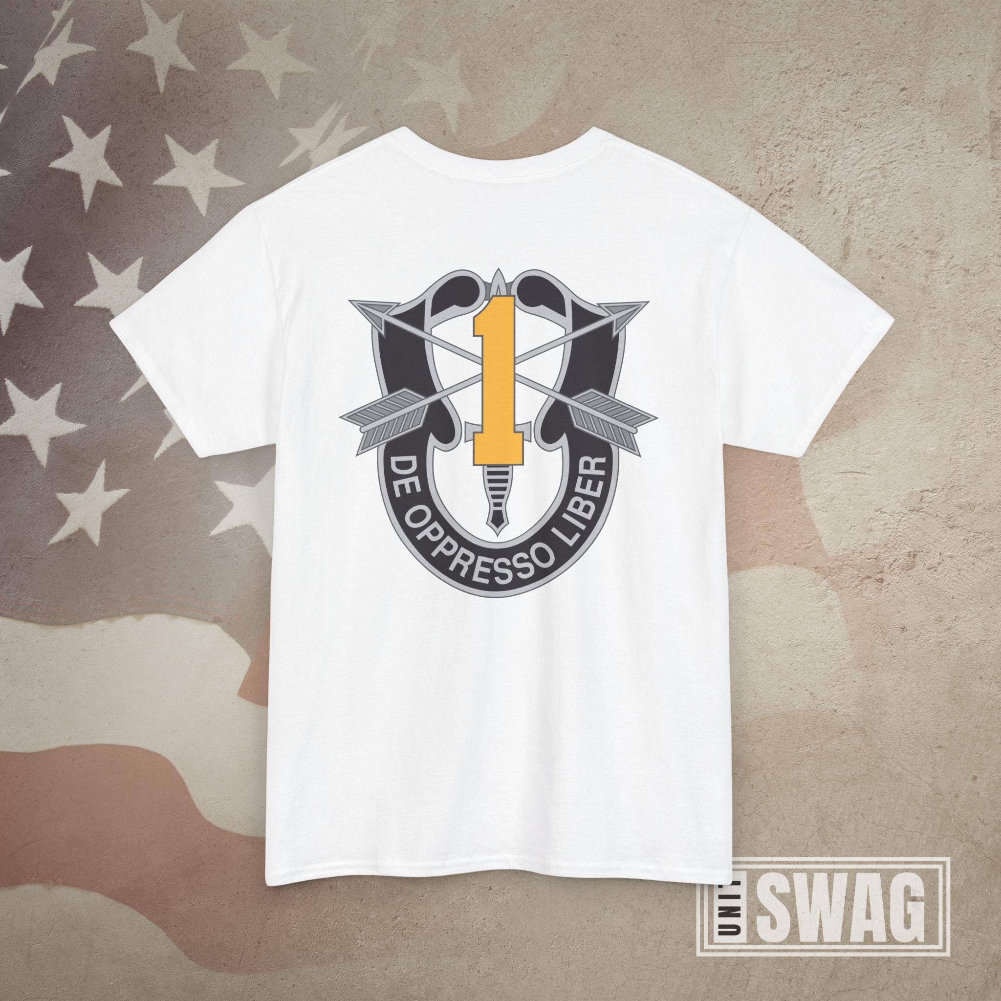 1st SFG (A), T-shirt, 1st Special Forces Group, Airborne, 1 SFG, De ...