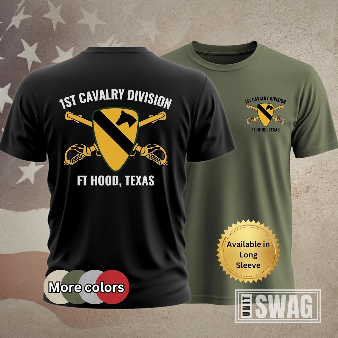 1st Cavalry Division, T-shirt, 1 CAV, First Team, Fort Hood, Fort ...