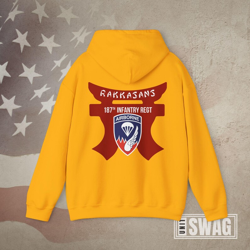 187th Infantry Regiment, Hoodie, Rakkasans, 187 Infantry, Airborne ...