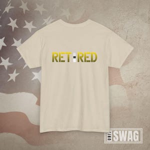 US Army Warrant Officer Retired, T-shirt, Custom Rank, WO1, WO2, WO3 ...