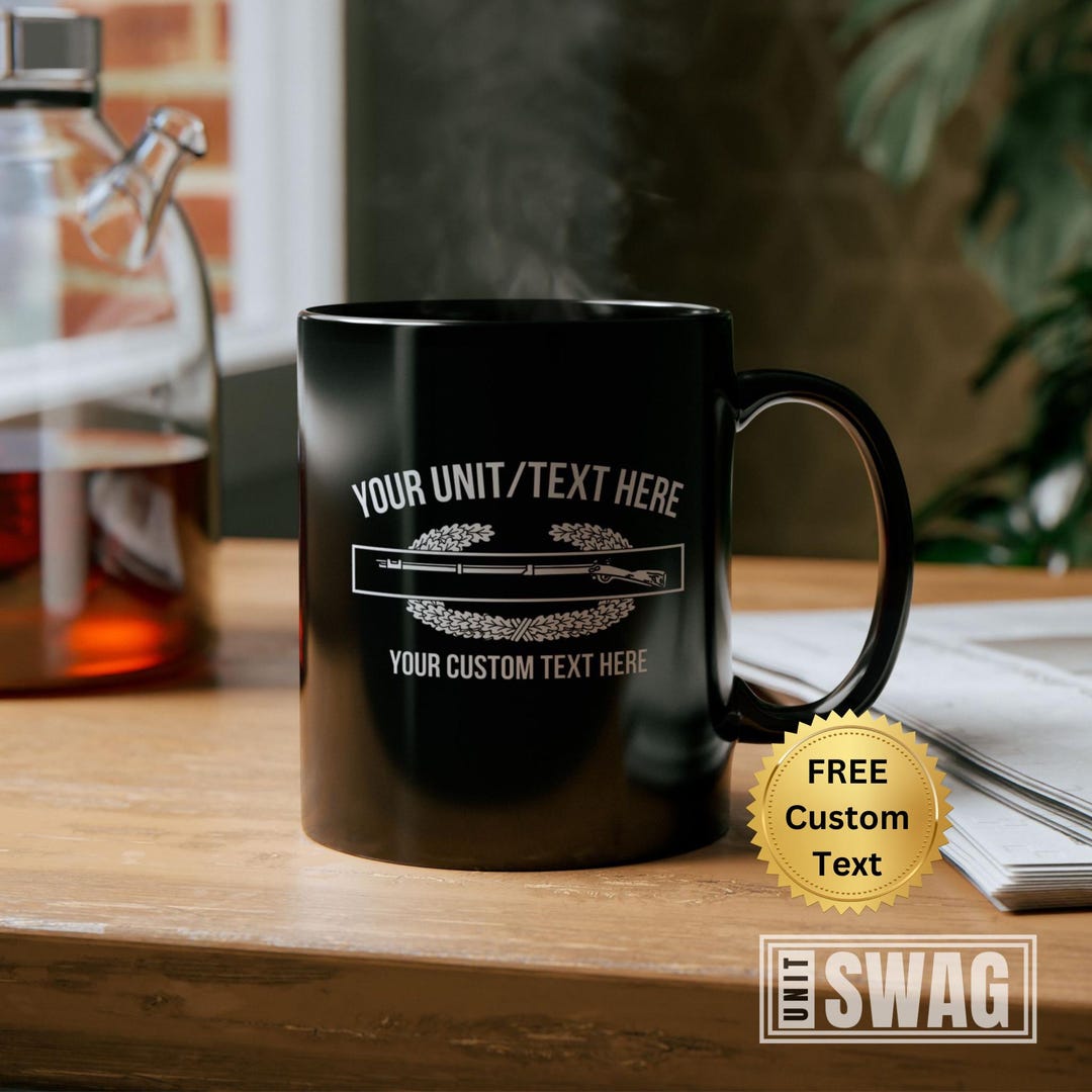 Infantryman Badge, Mug, Infantry, Army, CIB, US Army, Veteran, Custom ...