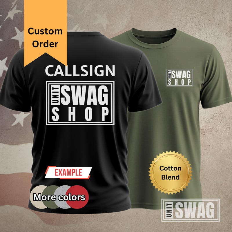 Graphic Tees Military - Etsy