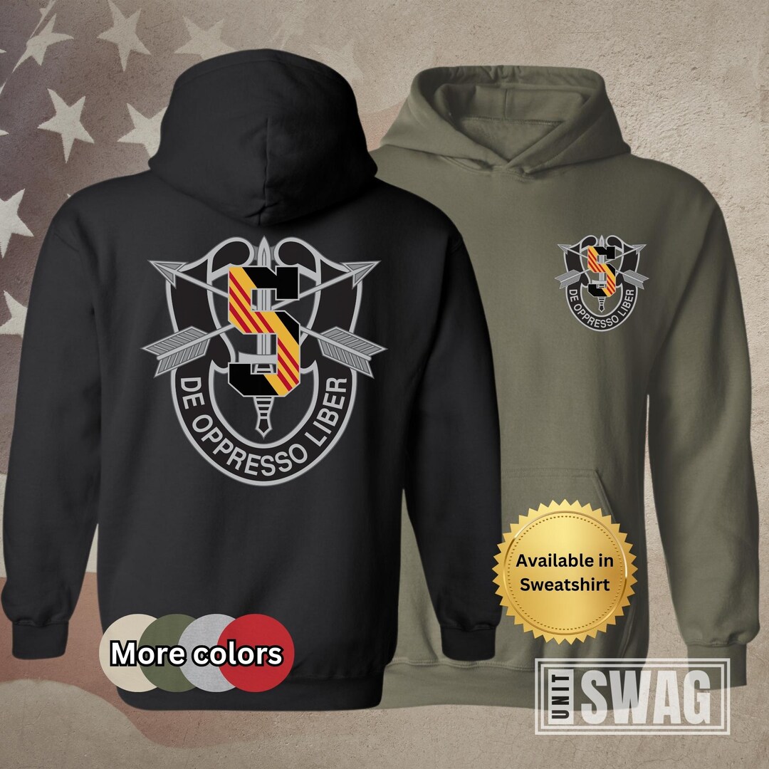 5th SFG (A), Hoodie, 5th Special Forces Group, Airborne, 5 SFG, De ...