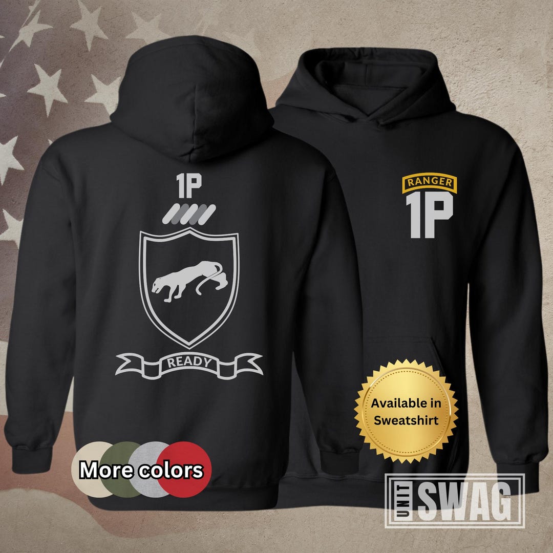 1-505th Infantry Regiment, Hoodie, PIR, Panthers, 82nd Airborne ...
