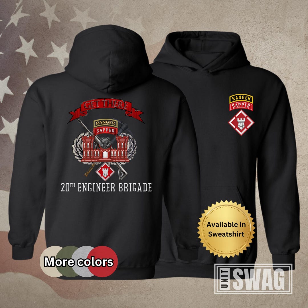 20th Engineer Brigade, Hoodie, Heavy Blend Hooded Sweatshirt - Etsy