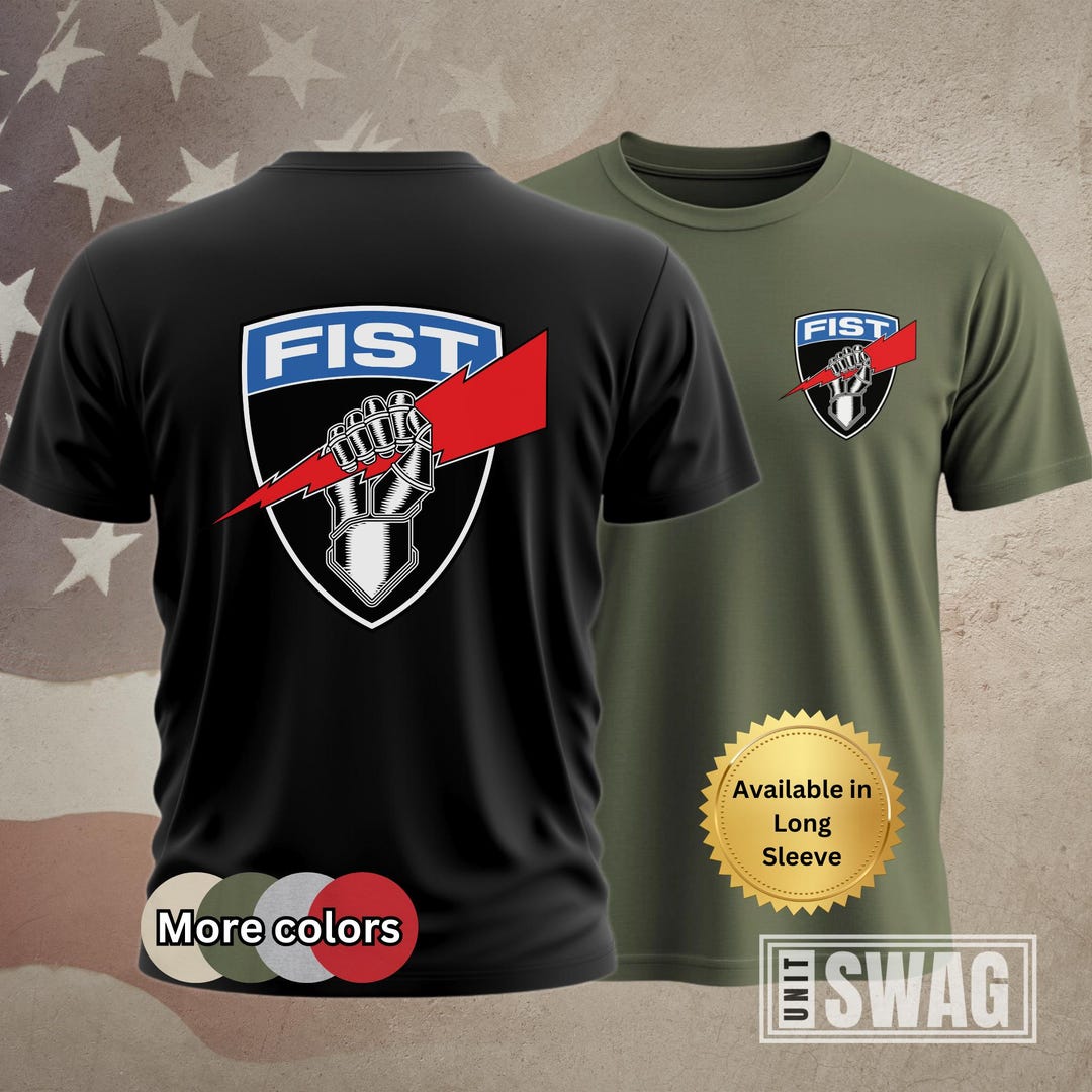 Army Fister, T-shirt, Fire Support Team, Fist, 13F, Fire Support, Field ...