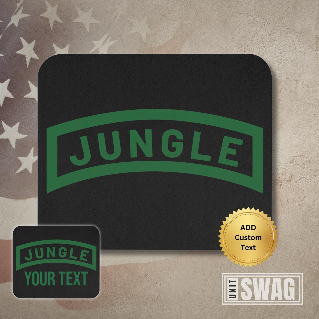 US Army Jungle Mouse Pad, Jungle Tab Mousepad, Jungle Instructor, US ...