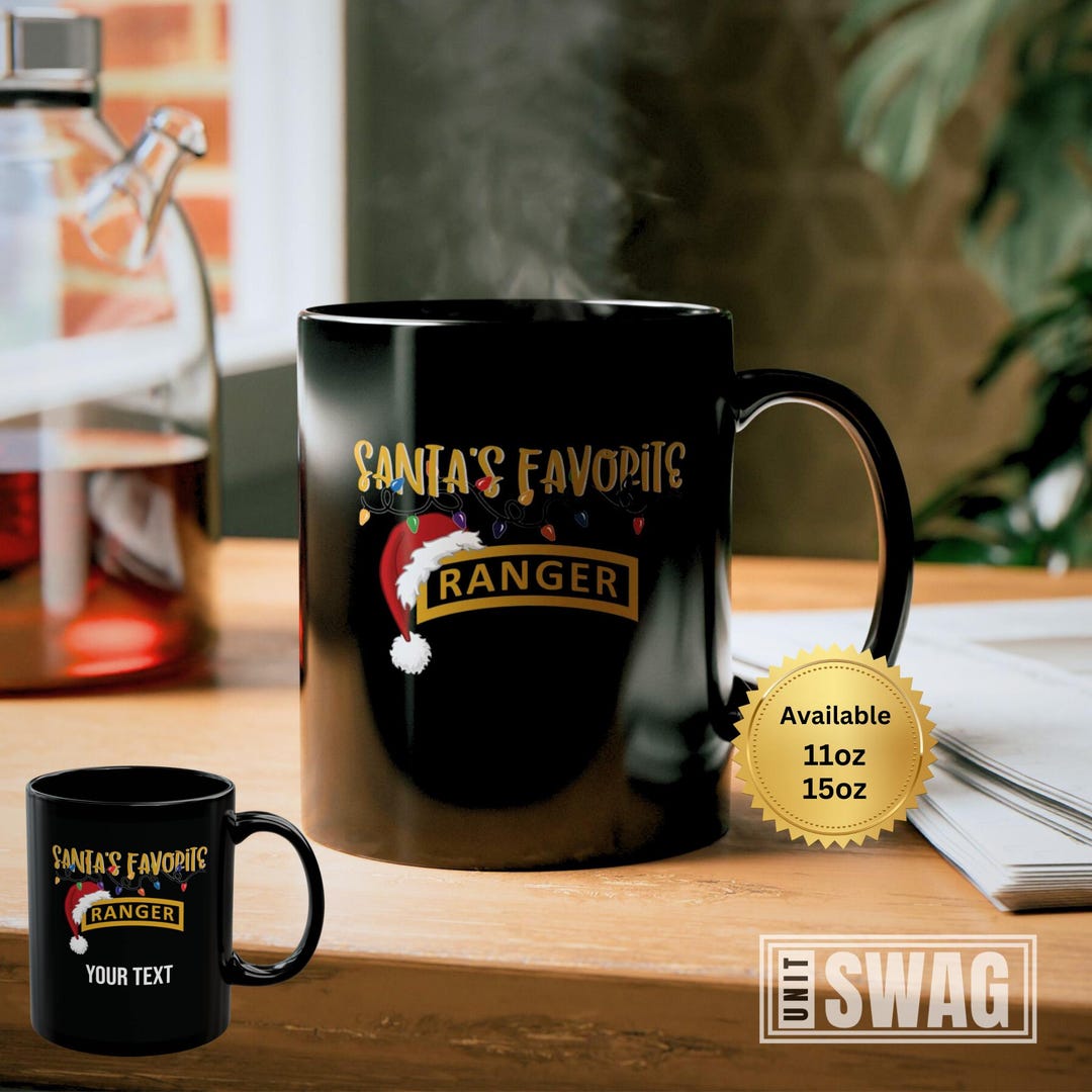 US Army Ranger, Holiday, Mug, Ranger Tab, Coffee Cup, Ranger Instructor ...