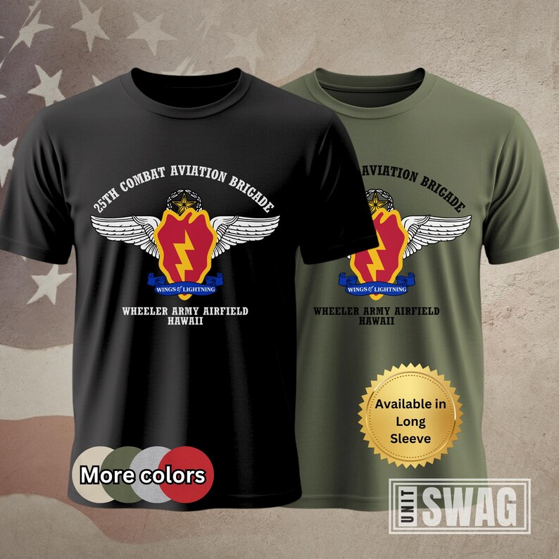 25th Combat Aviation Brigade, T-shirt, 25th Infantry Division, Wings of ...