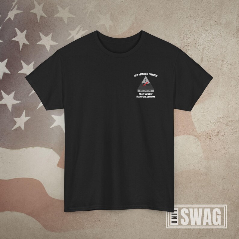 3rd Armored Division, T-shirt, 3 AD, Spearhead, Spearhead March ...