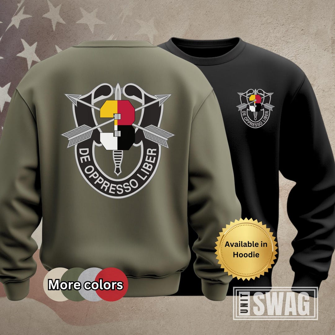 3rd SFG(A), Sweatshirt, 3rd Special Forces Group, Airborne, 3 SFG, De ...