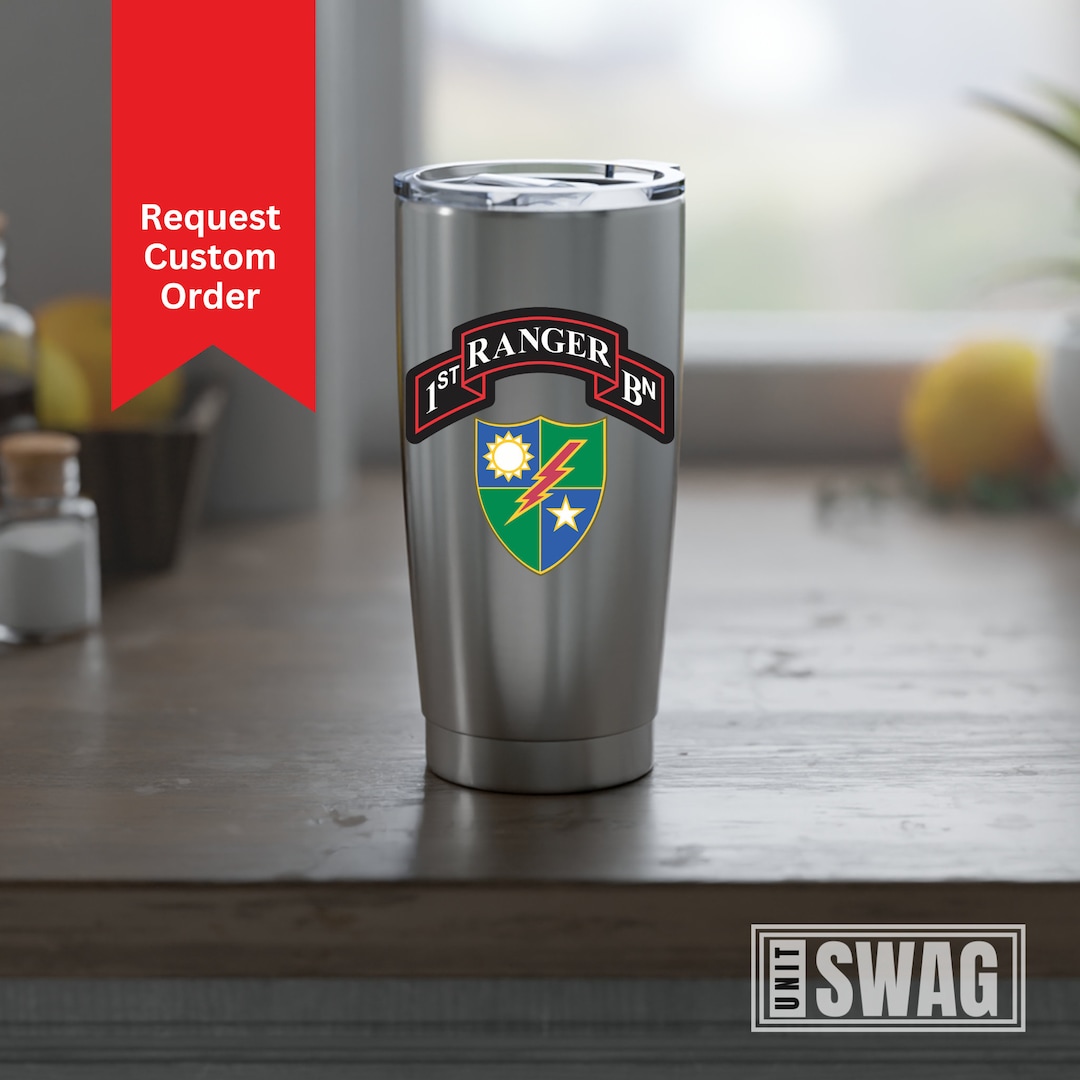 1/75 Ranger Battalion Scroll & DUI RLTW Sua Sponte 20oz Tumbler - Etsy
