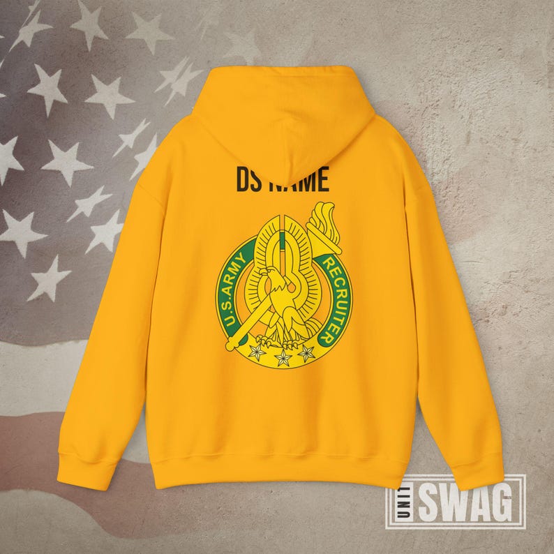 Recruiter, Hoodie, Personalized, Gold Badge, RSP, School, Instructor ...