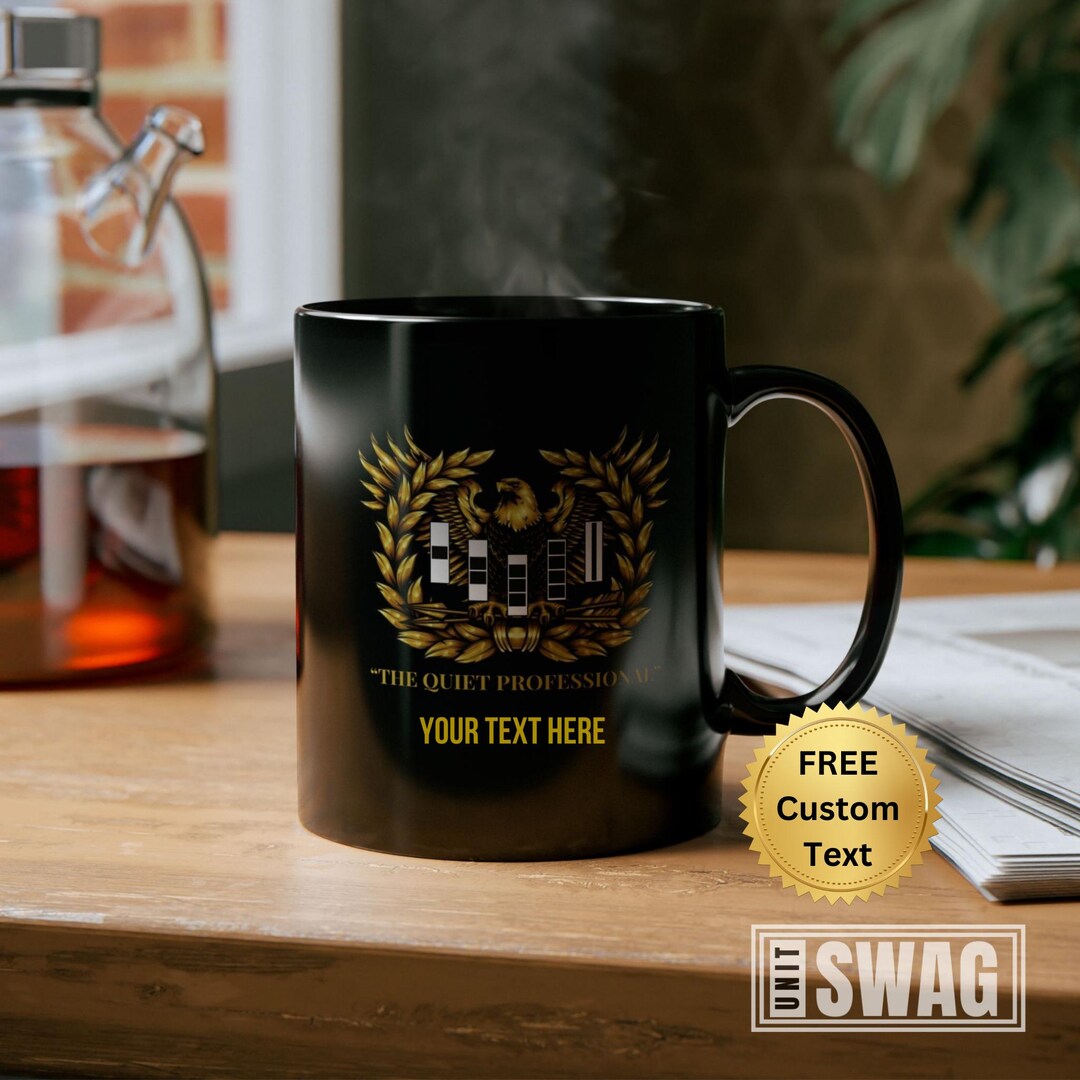 Warrant Officer Rising Eagle, Cup, Custom Rank, WO1, WO2, WO3, WO4, WO5 ...