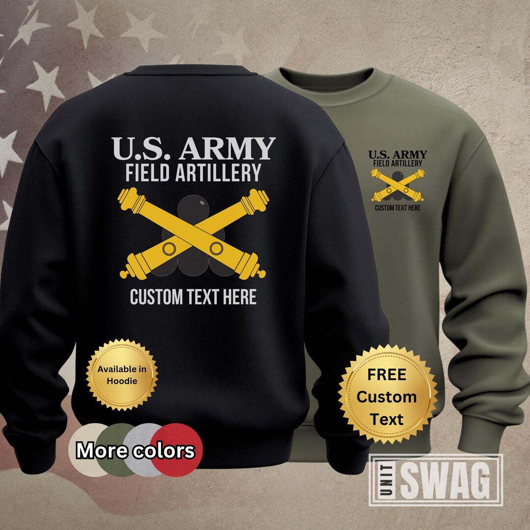 Field Artillery, Sweatshirt, Personalized, 13B, 13F, Fister, Fire ...