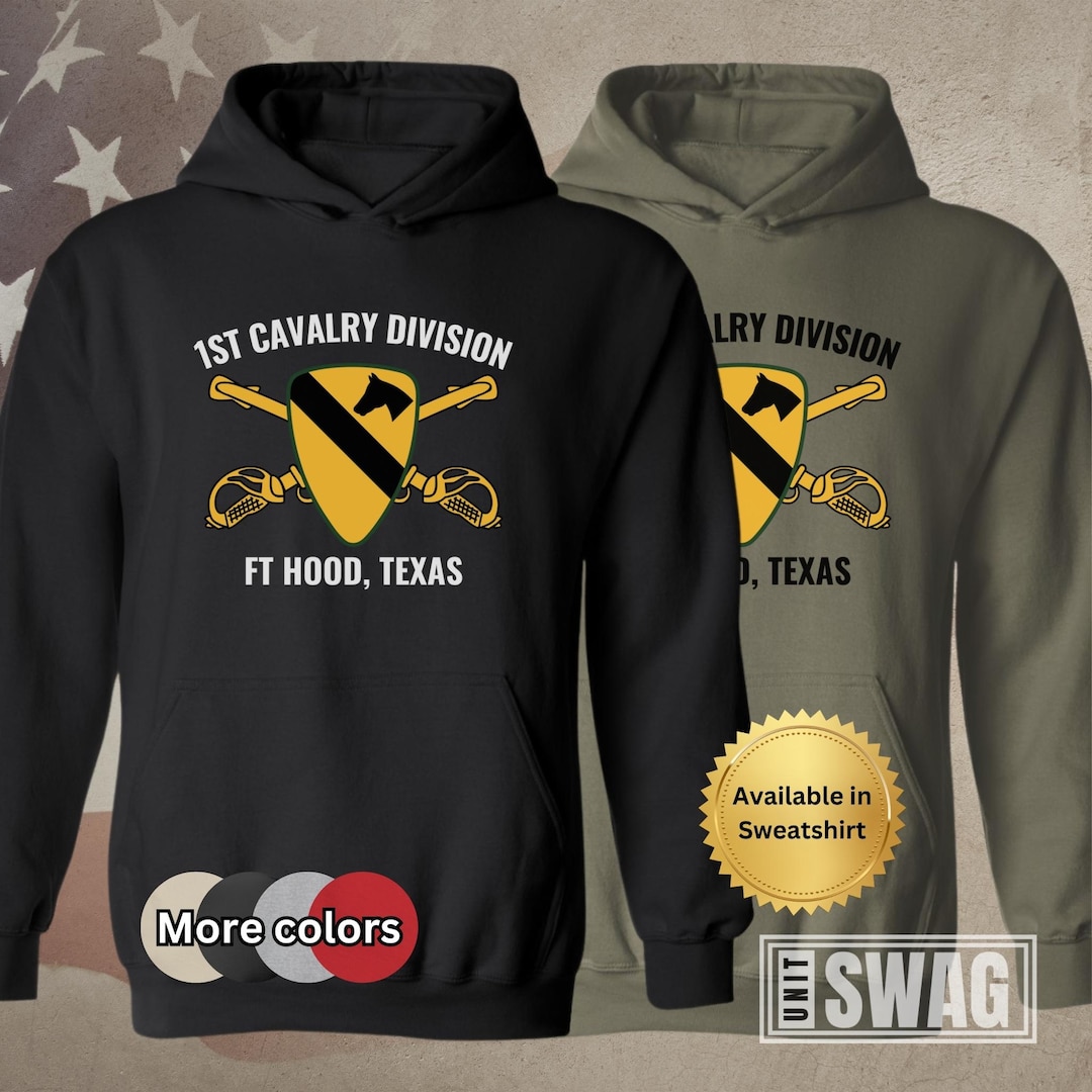 1st Cavalry Division, Hoodie, 1 CAV, First Team, Fort Hood, Fort ...