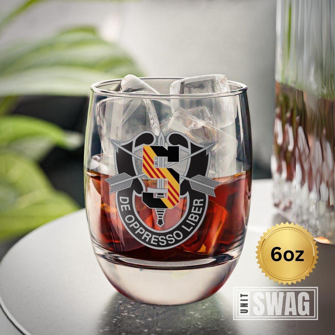 5th SFG (A), Whiskey Glass, 5th Special Forces Group, Airborne, 5 SFG ...